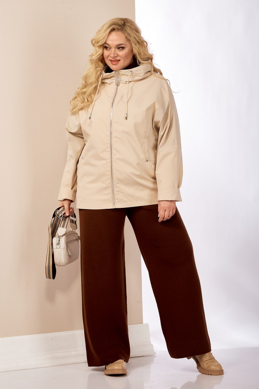 Куртка 2115 бежевый Shetti купить - 6% скидка | в наличии